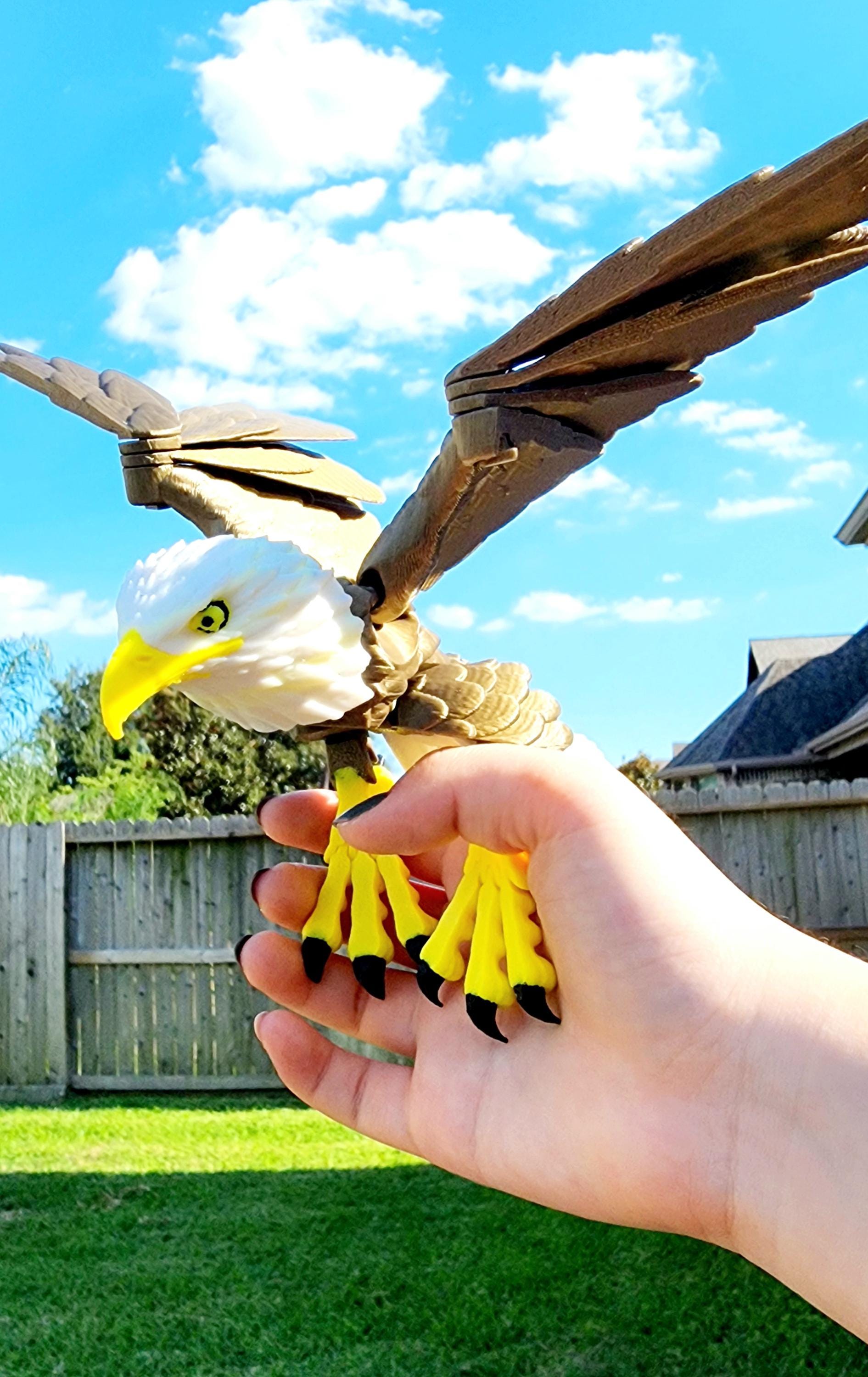 Articulate American Eagle fidget, sensory toy. Desktop Decoration. 3D ...
